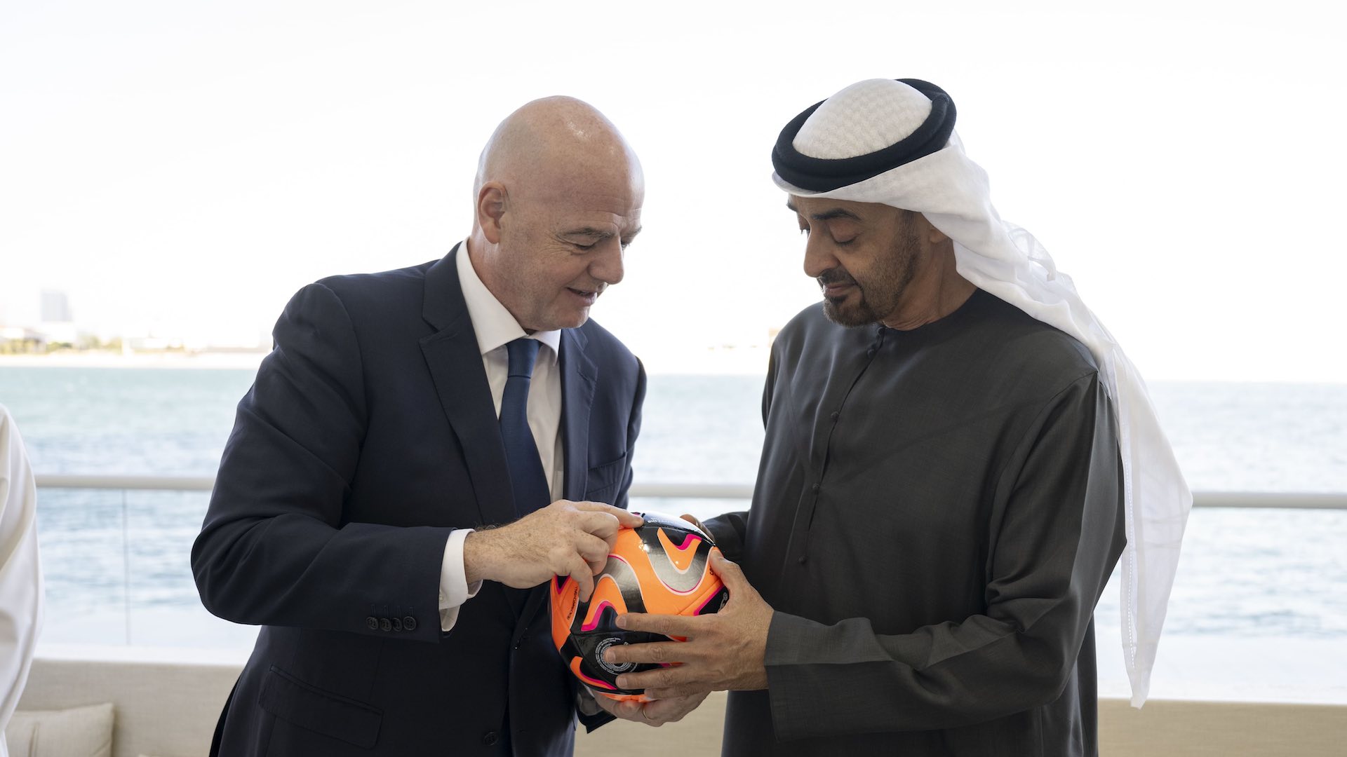 UAE president Sheikh Mohamed hosts FIFA president - Nigeria News Week